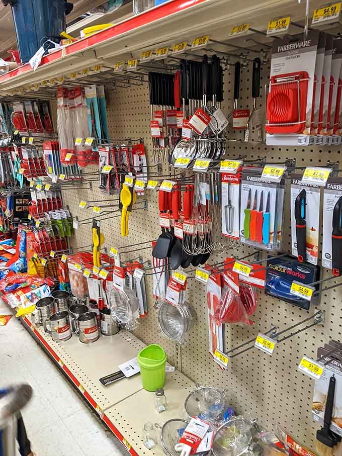 Kitchen utensils organized better than most people's lives, and infinitely more affordable than therapy sessions too.