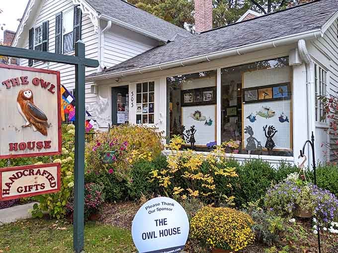 The Owl House offers handcrafted gifts in a cottage that's almost too cute to be real.