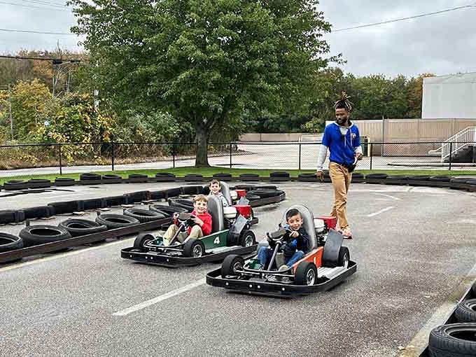 Young racers learning the ropes today become the speed demons who'll beat you senseless tomorrow.