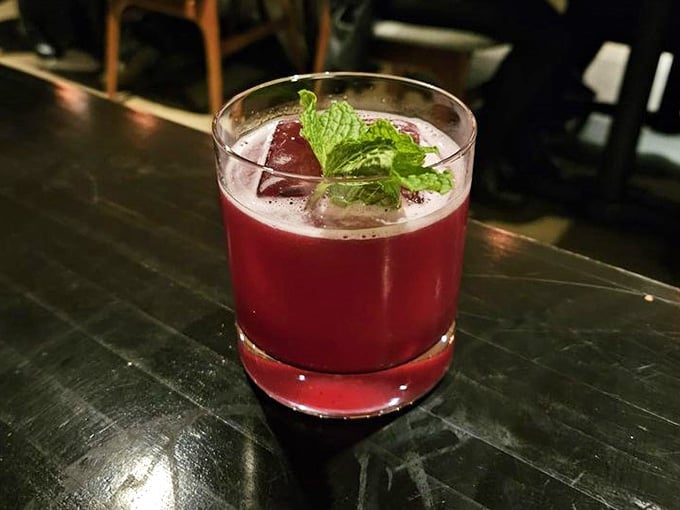 A cocktail so beautifully crafted and jewel-toned, you'll feel guilty drinking it before taking seventeen photos first.