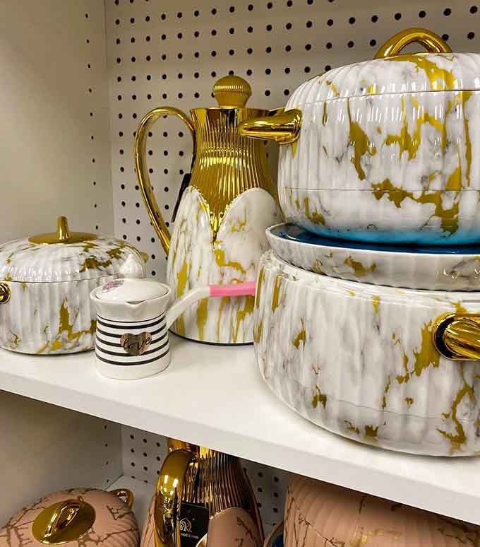 Serving dishes so elegant they'll make your casserole feel like it's attending a state dinner at someone's house.