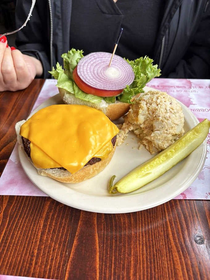 Even the burgers here are worth the trip, though you'd be missing out skipping the fish entirely.