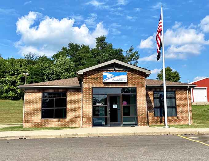Even the post office maintains that classic small-town charm where everyone knows your name and your mail route.