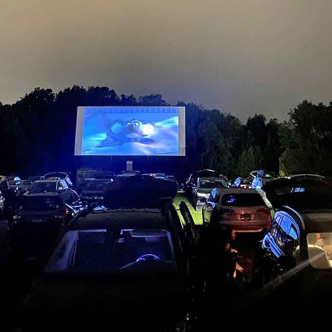 When animated adventures fill that giant screen, the magic works on every generation parked beneath the stars.