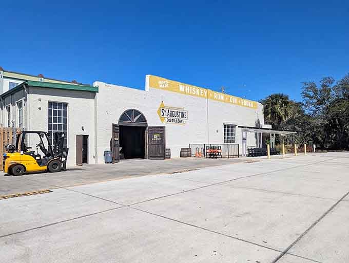 The distillery building proves that some of Florida's finest spirits come from places with serious architectural character.
