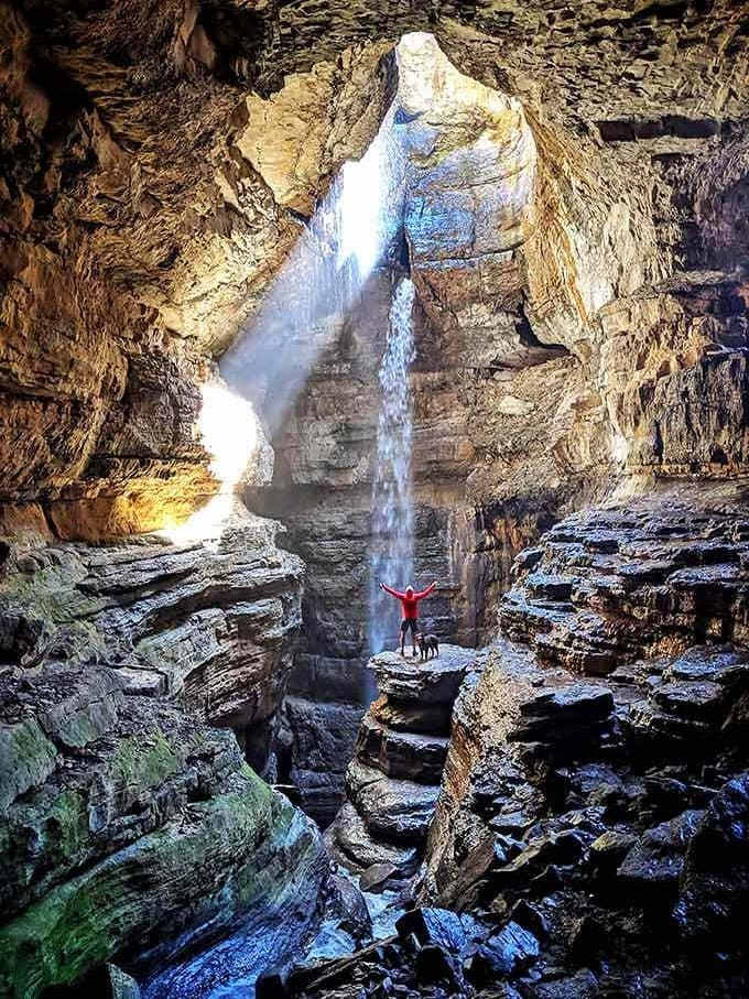 Victory pose at the bottom, because you earned those bragging rights one muddy rope-climb at a time.