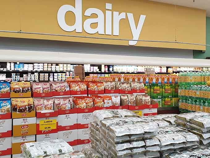 The dairy section alone could keep you browsing longer than your favorite streaming service marathon session.