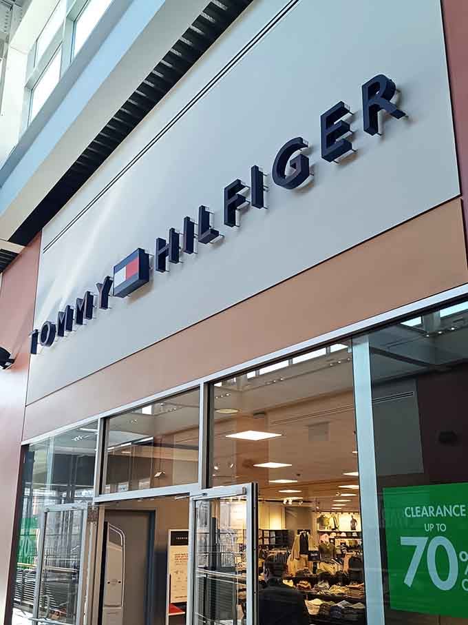 Tommy Hilfiger's classic American style at prices that won't require you to skip meals for the next month.