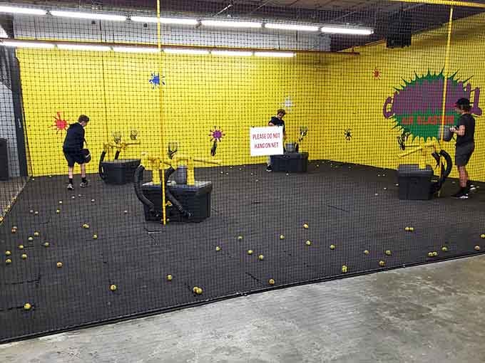 The air blaster attraction lets you launch foam balls at targets, channeling your inner child with surprisingly satisfying results.