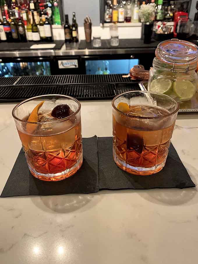 Old fashioneds served with style, because some classics never go out of fashion for good reason.