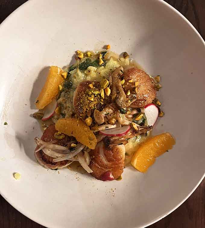 Seared scallops with citrus and pistachios, because seafood this pretty deserves to be photographed and devoured.