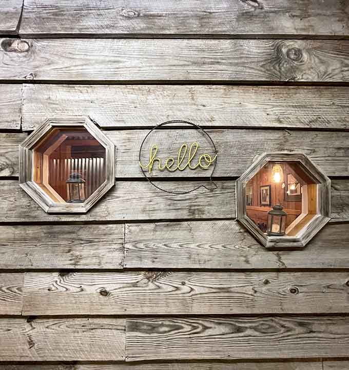 Simple touches like "hello" remind you that hospitality matters as much as the food here.