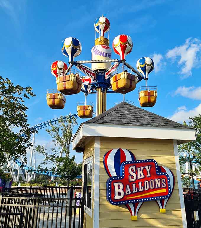 Sky Balloons lift you up gently, unlike your teenager's mood swings, making this the more predictable thrill of the day.