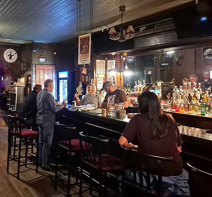 The bar where locals gather proves that the best conversations happen on well-worn barstools.