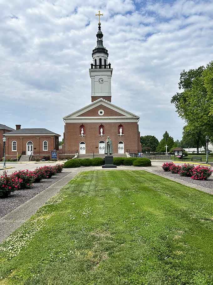 The Old Cathedral's architecture makes modern churches look like they ordered their designs from a budget catalog.