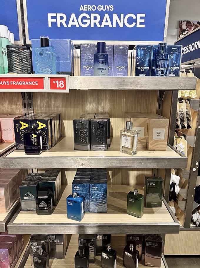 Fragrance displays offer sophisticated scents at prices that won't leave your wallet feeling violated and empty.