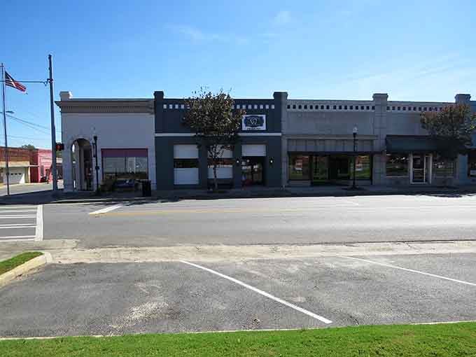Downtown shops line up like a Norman Rockwell painting, each storefront a chapter in the town's ongoing story.