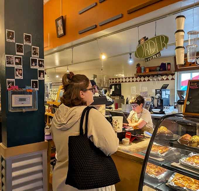 Order at the counter where friendly faces and fresh-baked treats await your hungry soul and rumbling stomach.