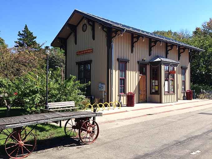 Even the Chamber of Commerce building has more character than most towns' entire downtown districts combined.