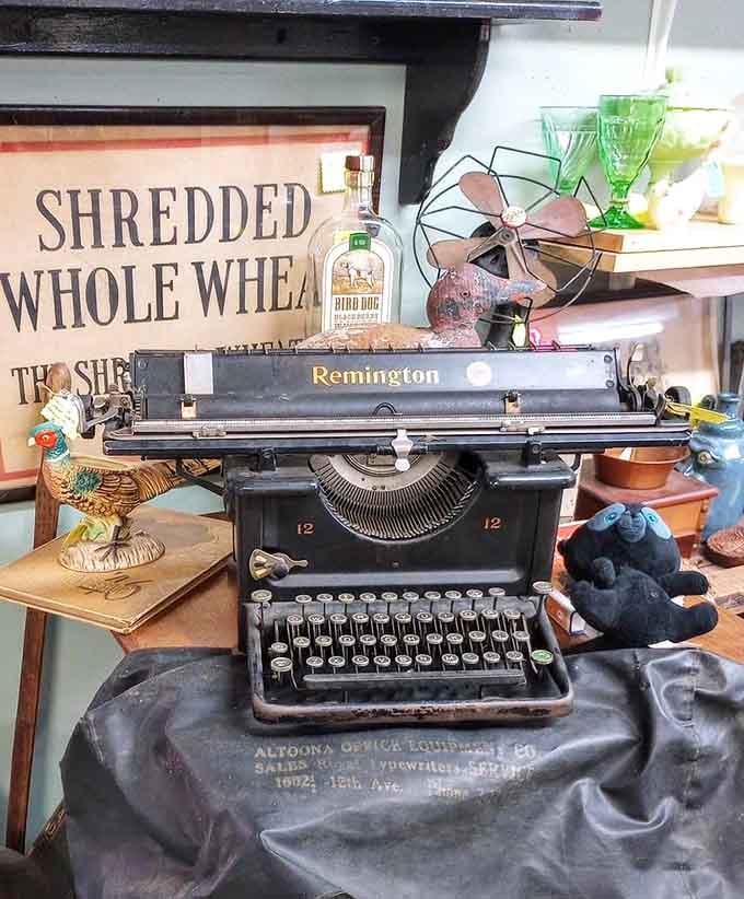 This Remington typewriter clicked out love letters, business deals, and maybe even a novel or two.