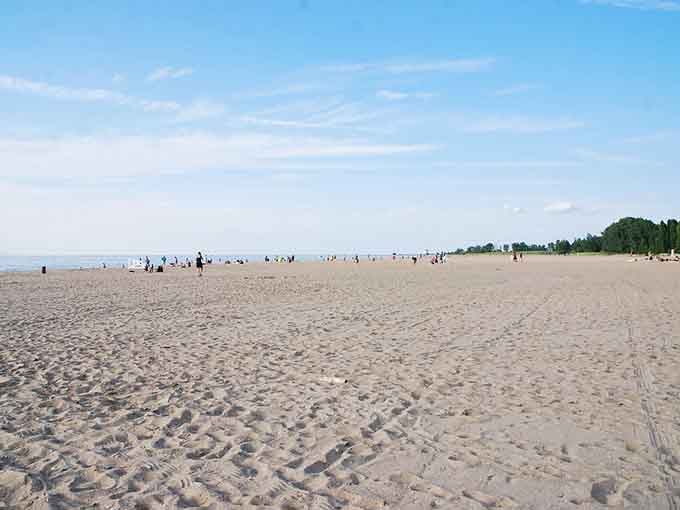 Sandy beaches stretch for miles along Lake Erie's shore, offering summer memories that last through cold Ohio winters.