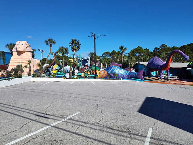 The sphinx, dinosaurs, and wild obstacles create a miniature golf wonderland that's been delighting families since Eisenhower was president.