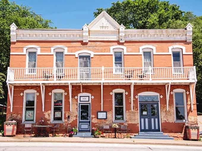 The Burlington Hotel's coral-pink facade pops like a vintage postcard, architectural eye candy that photographs itself practically.