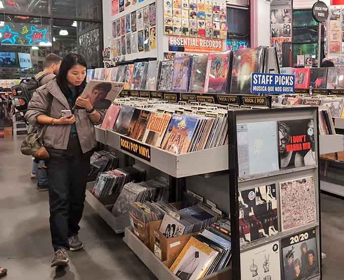 The rock and pop vinyl section where legends live forever, from Beatles to Bowie and everyone in between.