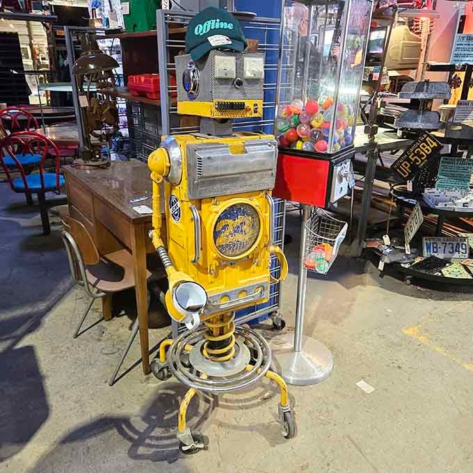 Someone turned a gas pump into a robot, and honestly, that's the kind of creativity we need.