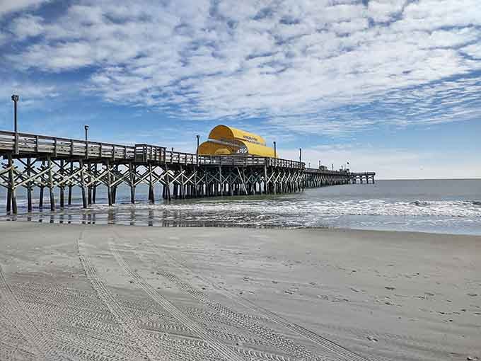From this angle, you can see why people have been walking toward the horizon here for decades.