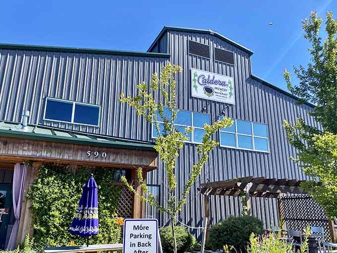 Caldera Brewery's industrial-chic space serves up craft beer in a setting that's equal parts casual and seriously good.
