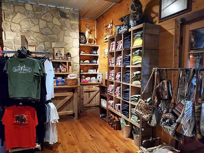 The gift shop lets you take home a piece of the experience, from t-shirts to handbags.