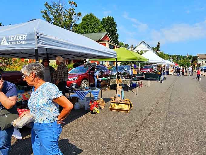The farmers market brings together local vendors selling everything your kitchen didn't know it desperately needed today.