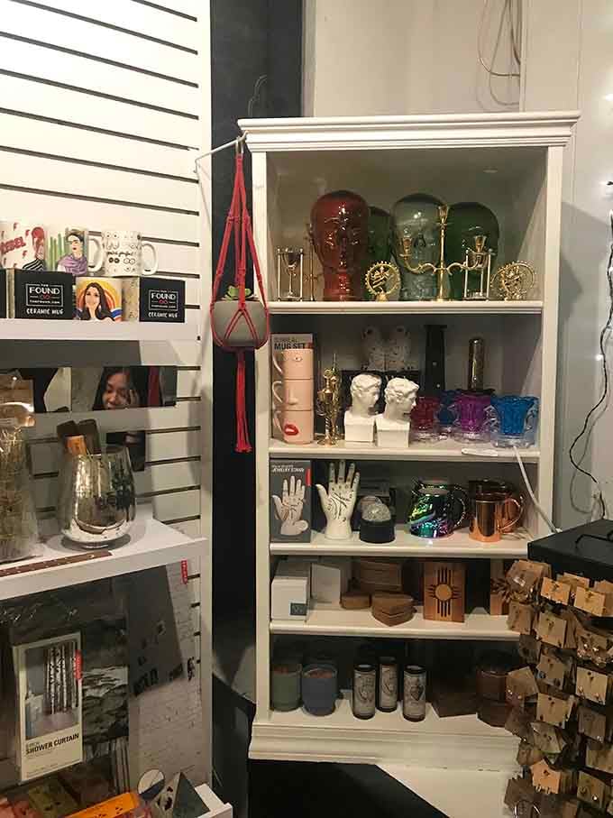 Shelves of curiosities that would make even Marie Kondo pause and reconsider what truly sparks joy in life.