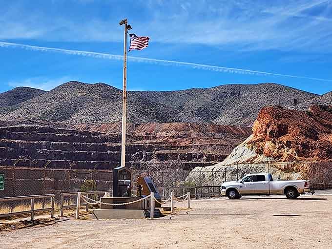 That massive hole in the ground produced millions of pounds of copper and one spectacular view.