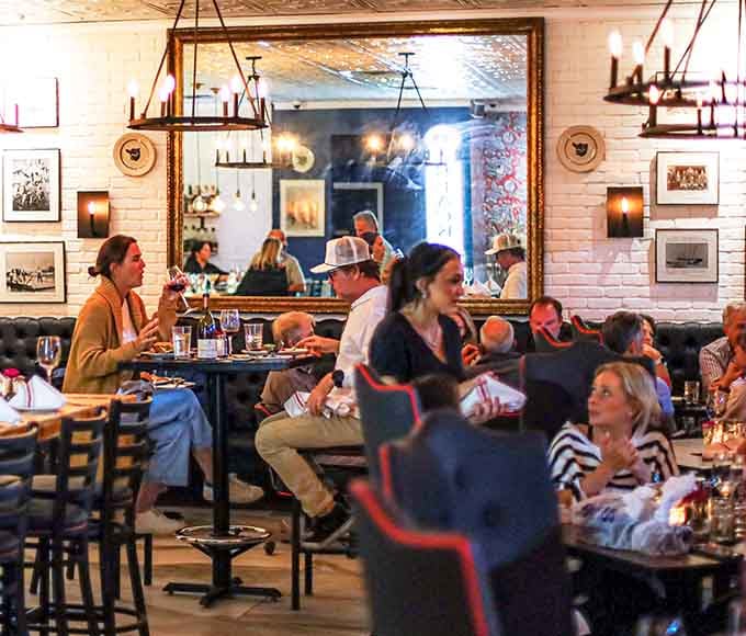 A bustling dining room filled with happy diners proves word's getting out about this hidden gem's exceptional food.