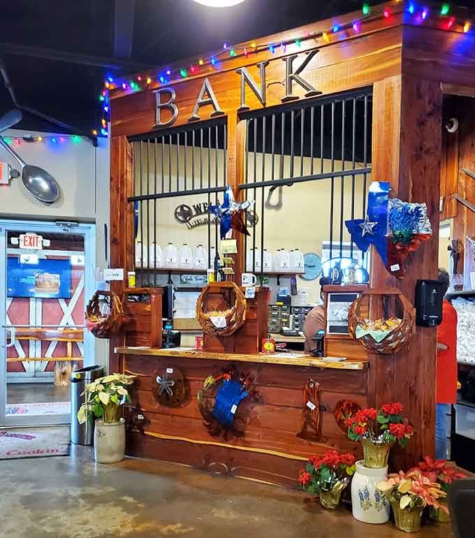 The counter where you pay your bill and wonder how they possibly make money at these reasonable prices.