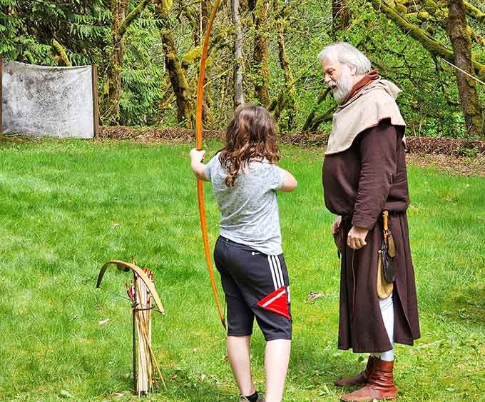 Archery lessons connect you with medieval skills, minus the whole defending-your-village-from-invaders pressure situation.