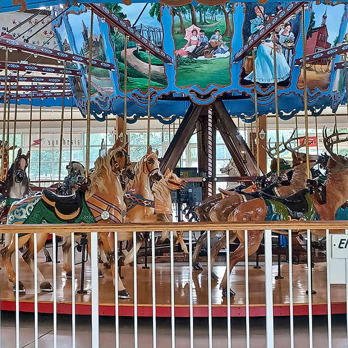 The pristine condition of these hand-carved animals proves that proper care can make century-old art look practically new.
