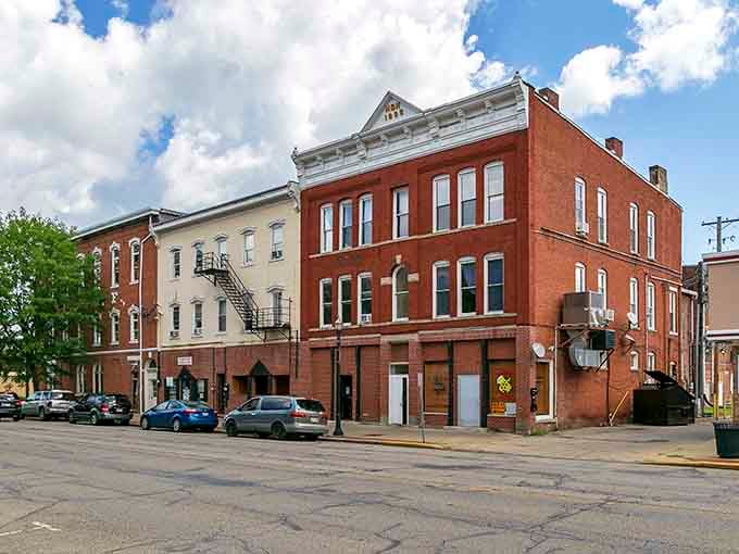 Historic brick buildings line the streets, each one holding stories that would fill a dozen history books.