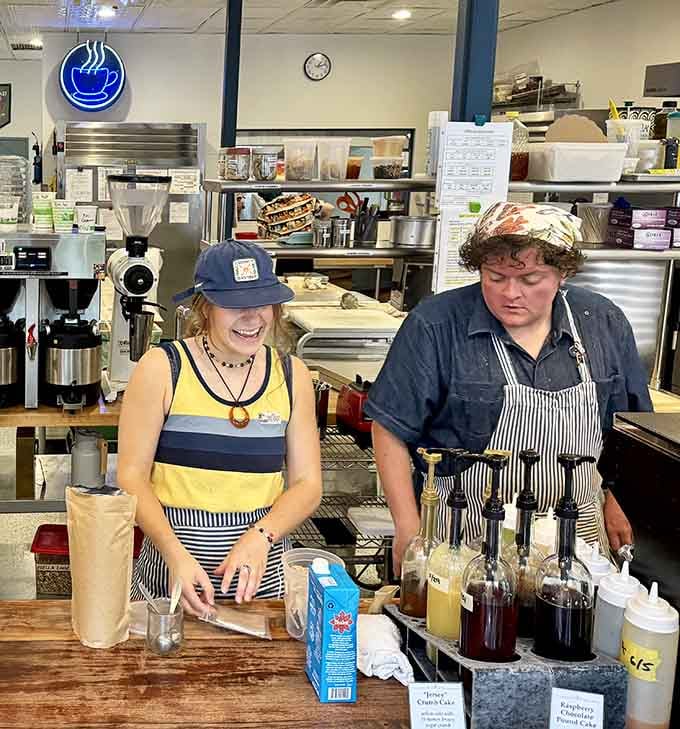 Friendly faces behind the counter who've been up since dawn making your breakfast dreams reality.