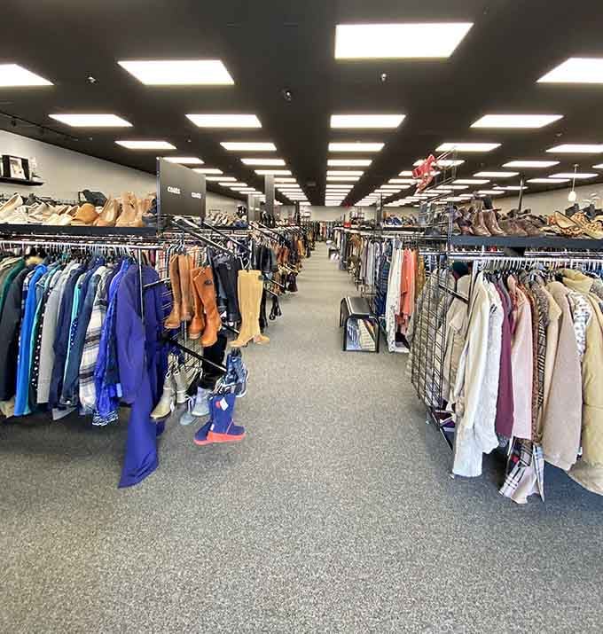 Aisles so organized you won't need a search party to find your size or style preference.
