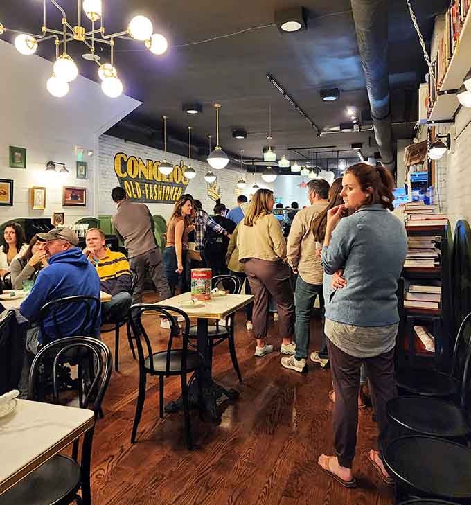 When the place is packed, you know you've found something special that the whole community already discovered.