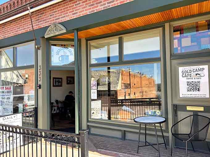 Gold Camp Cafe sits ready to fuel your adventures with coffee strong enough to counteract the altitude's effects.