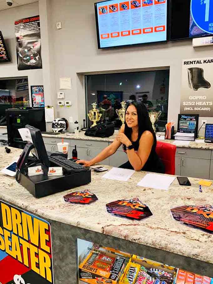 Friendly staff ready to help you channel your inner Mario Andretti, minus the decades of training required.