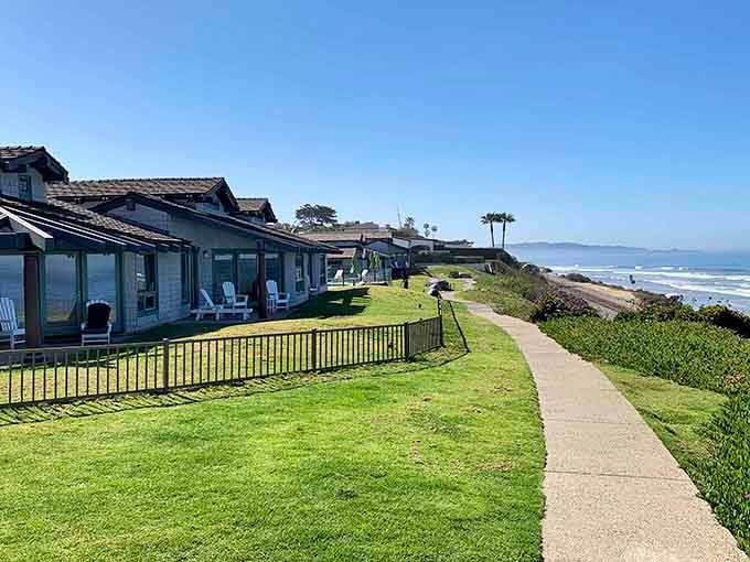 Beachfront living that somehow maintains its charm without screaming "look at me" to passing tourists.
