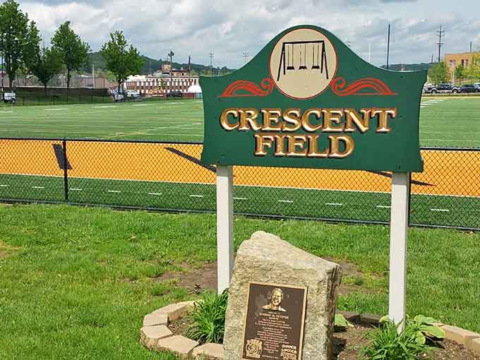 Crescent Field has witnessed countless Little League dreams, family picnics, and the simple joy of green space in town.
