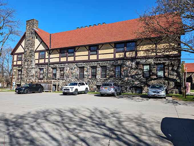 Stone and timber construction so solid, it makes today's buildings look like they're held together with hope.