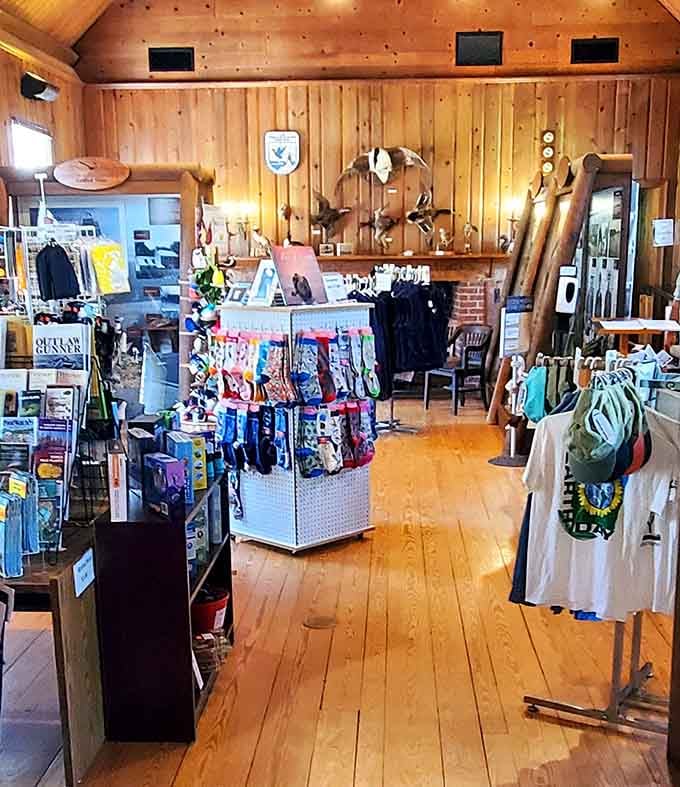 The refuge shop offers souvenirs so you can take memories home in more than photographs.
