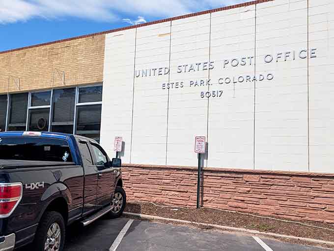 Even the post office looks better here, though your bills will still find you at this elevation unfortunately.